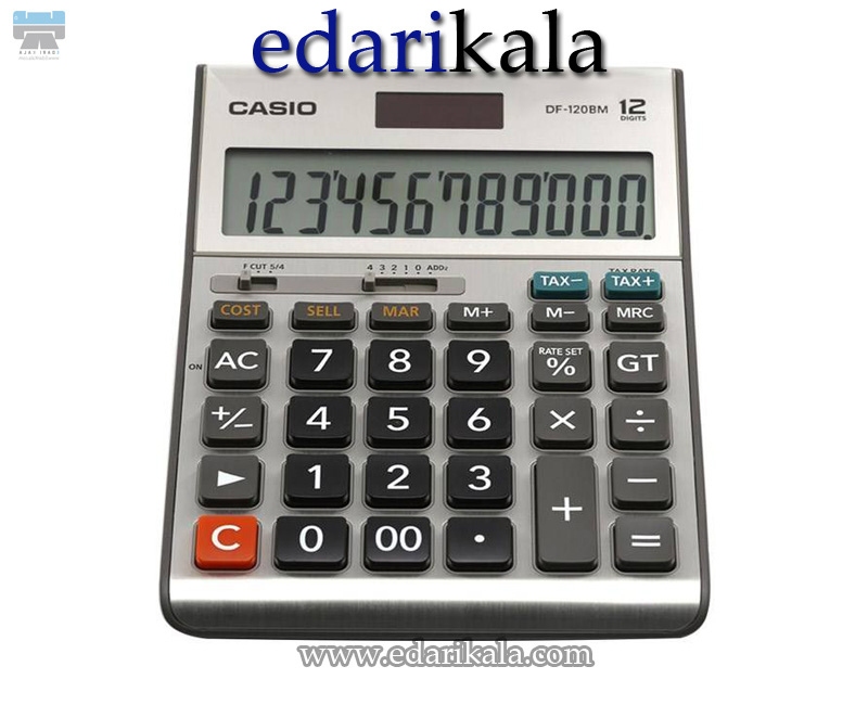 خرید و قیمت ماشین حساب DF-120BM کاسیو