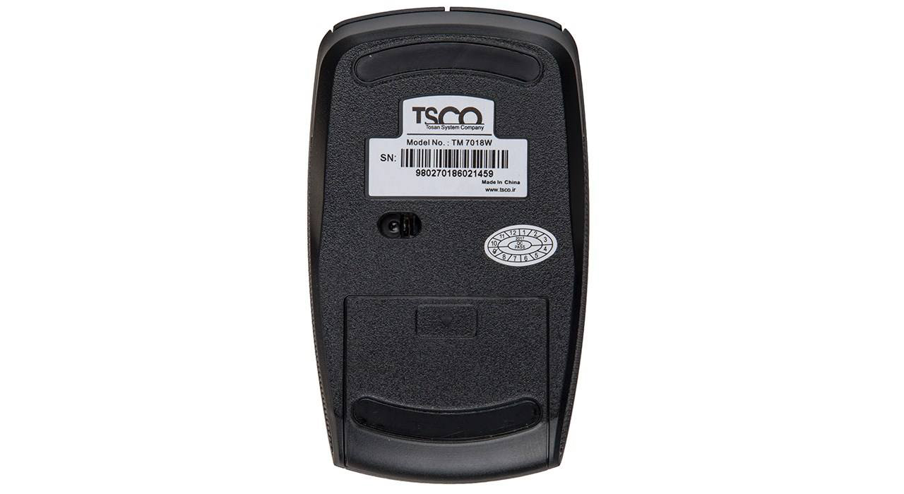 مشخصات - قیمت و خرید کیبورد و ماوس بی سیم تسکو مدل TKM 7018w