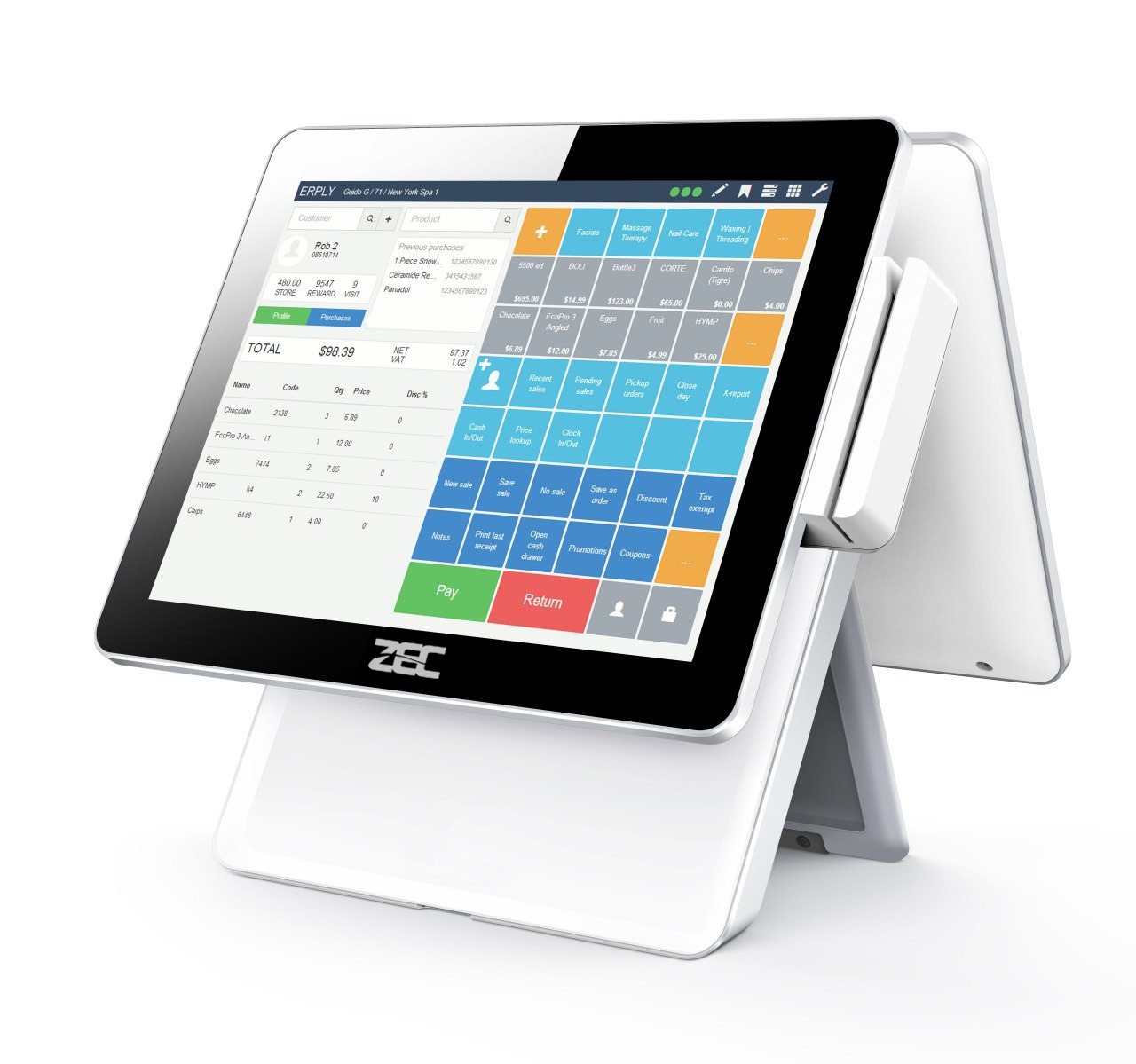 خرید و قیمت صندوق فروشگاهی زد ای سی مدل MAC POS